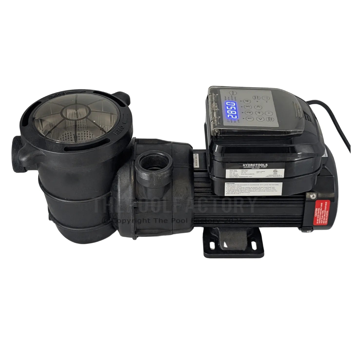 Hydrotools 1.5-HP Variable Speed Above Ground Pool Pump - Vertical Dis ...