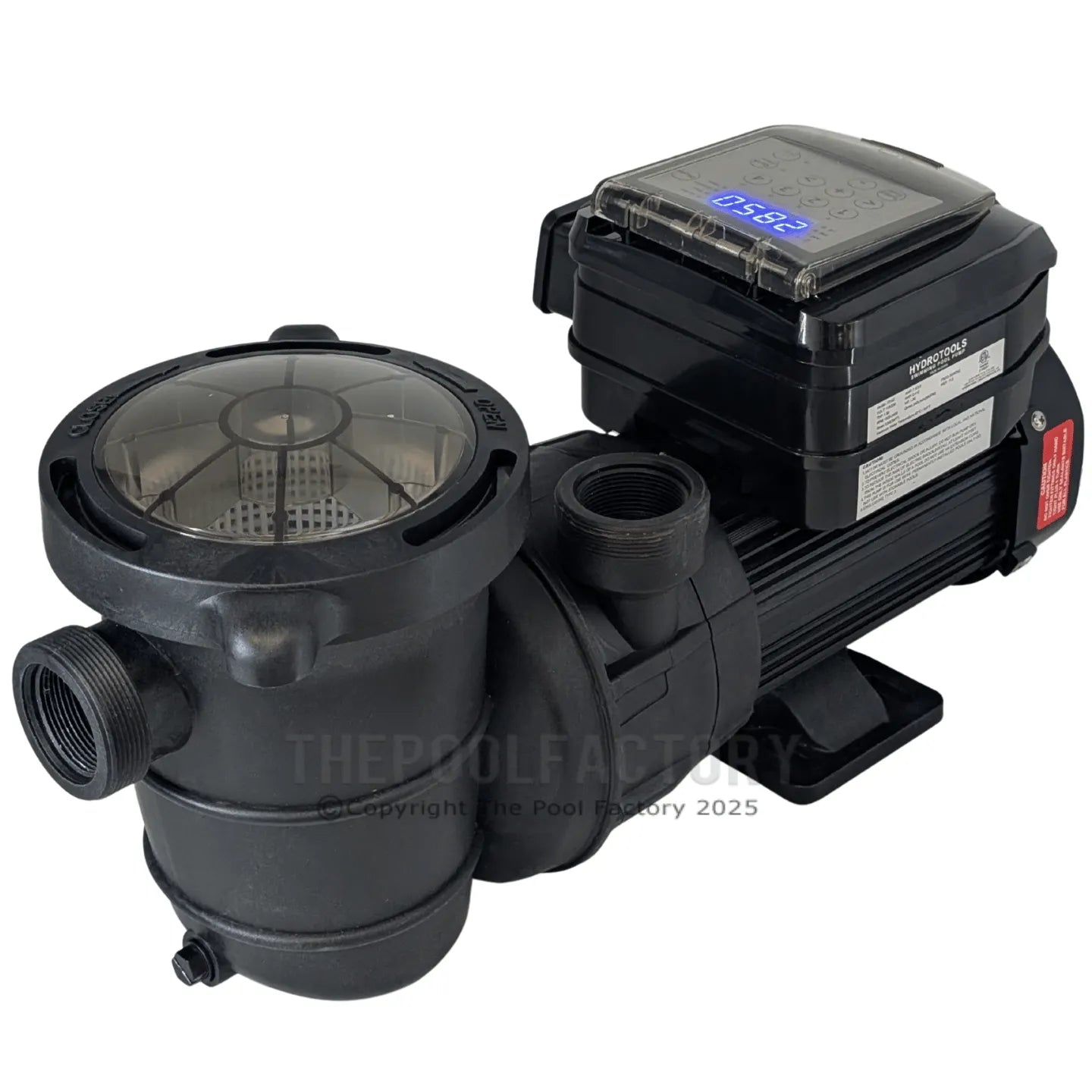 Hydrotools 1.5-HP Variable Speed Above Ground Pool Pump - Vertical Dis ...