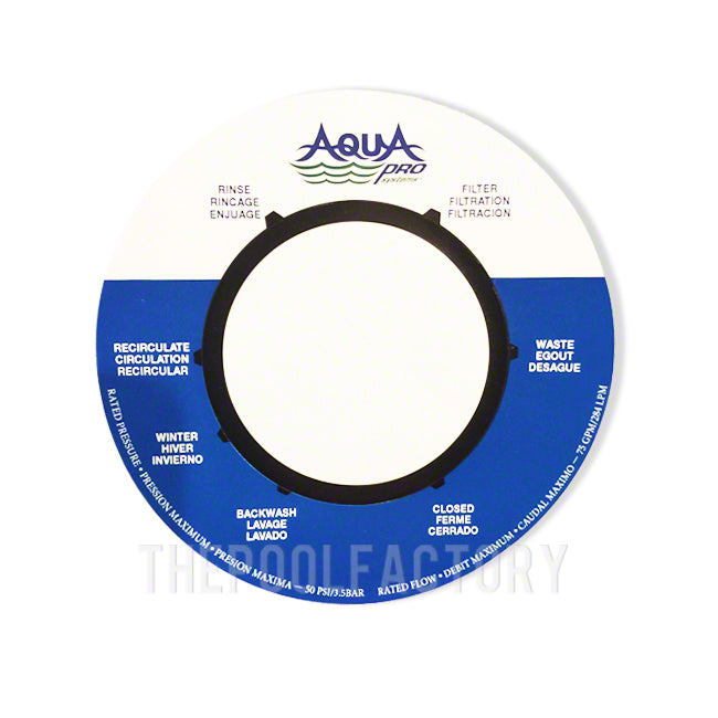 Label Sticker for AquaPro Top Mount Sand Filter Valve – The Pool Factory