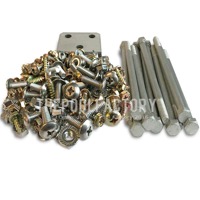 Complete Hardware Kit for 8'x12' - 15'x26' Oval Cameo, Melenia, & Bris ...