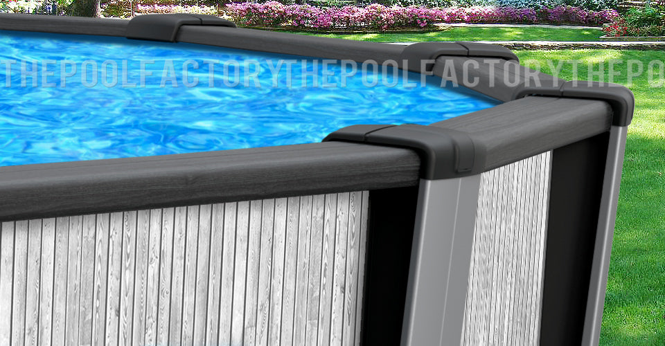 24'x54" Tribeca Round Above Ground Pool – The Pool Factory